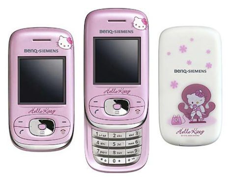 Celular da Hello Kitty da BenQ-Siemens