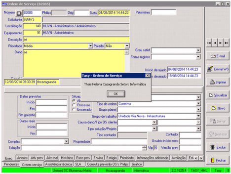 Integração ao sistema de gestão hospitalar Tasy ao UpToDate