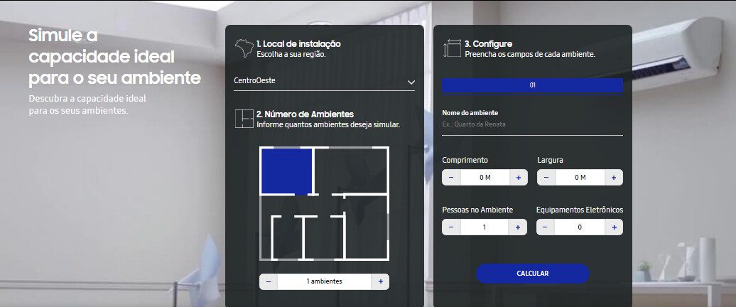 Plataforma de ar-condicionado com guia de modelos Samsung | Geek Chic