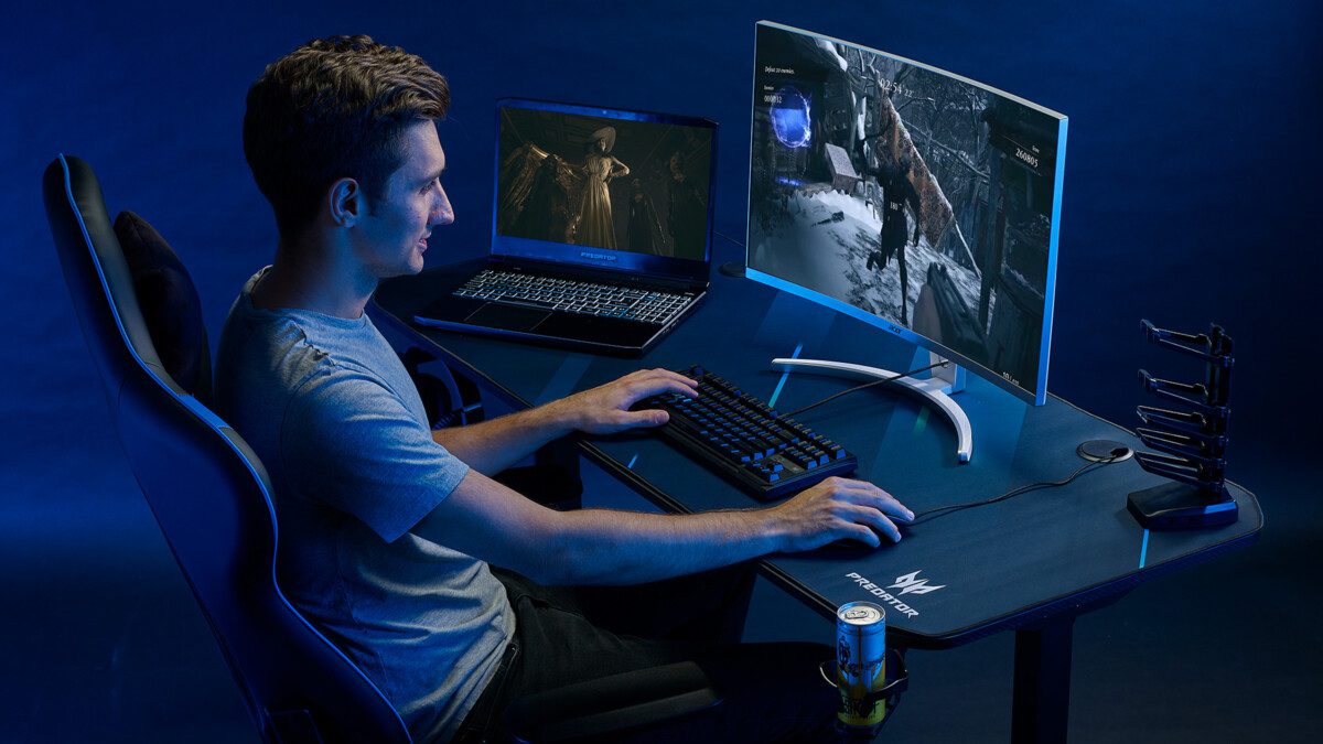Mesa gamer Predator maximiza o espaço - Geek Chic