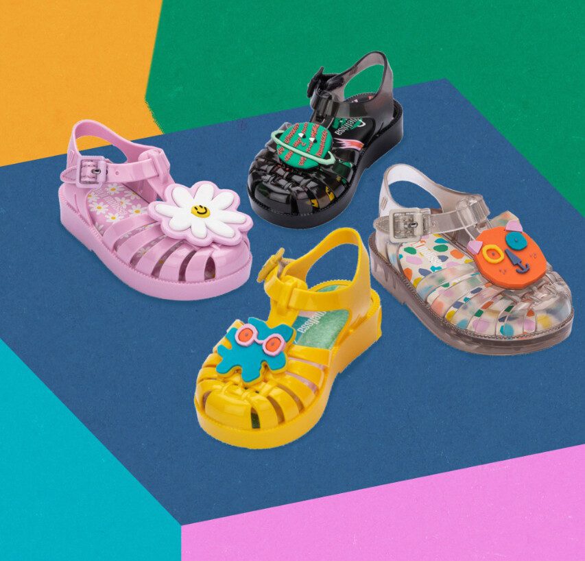 Linha kids de Melissa Mini com Fábula - Geek Chic