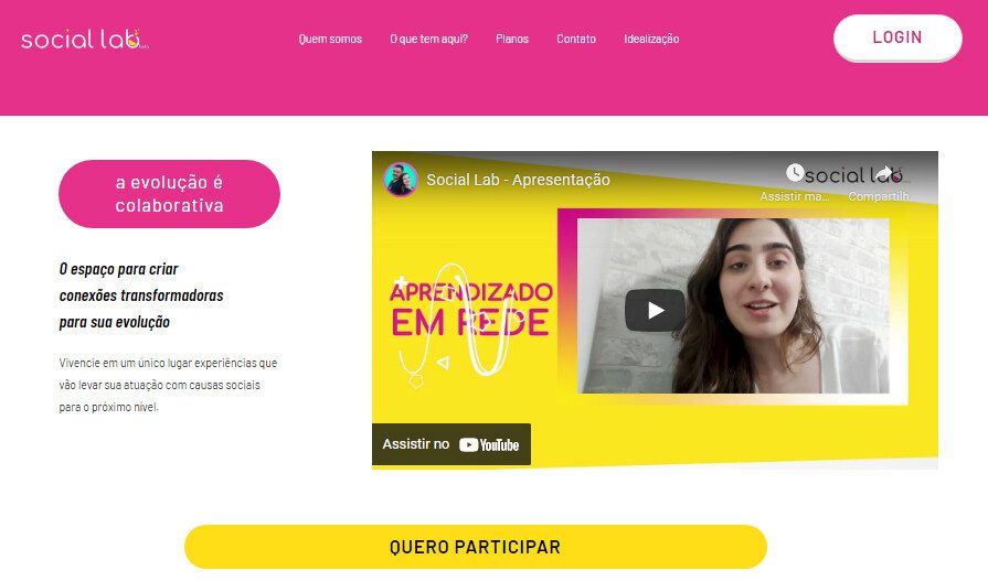 SocialLAB, plataforma inédita para quem atua com causas - Geek Chic