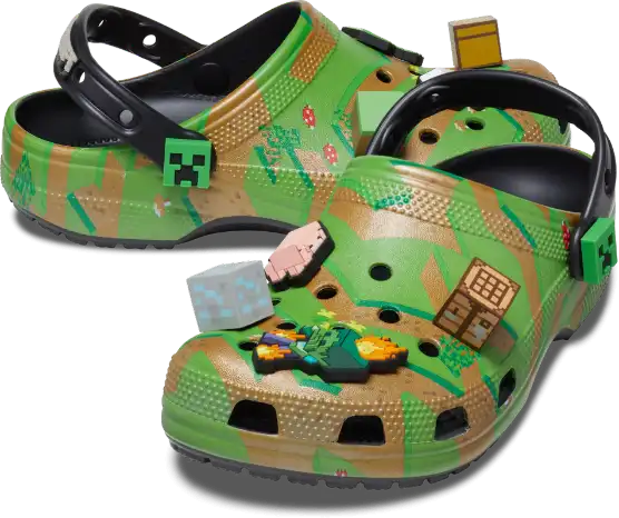 Coleção Minecraft x Crocs: coleção com modelos inéditos e Jibbitz ...