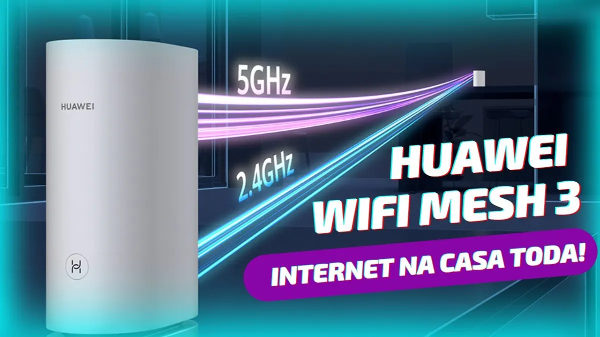 Revolucione sua Conexão com o HUAWEI WiFi Mesh 3 Cobertura ampla