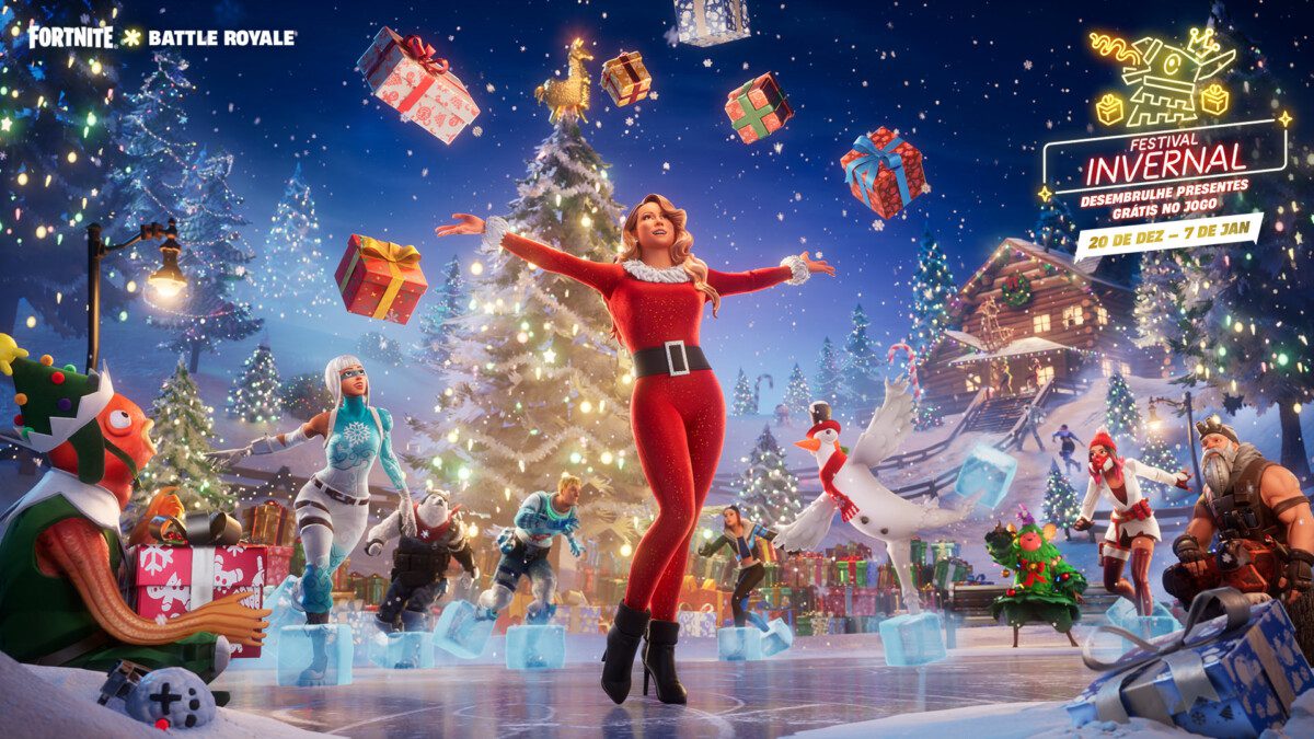 Mariah Carey e o Festival Invernal 2024 do Fortnite Battle Royale