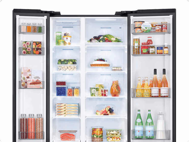 Geladeira Samsung Side-by-Side RS57: Design, Tecnologia e Eficiência ...